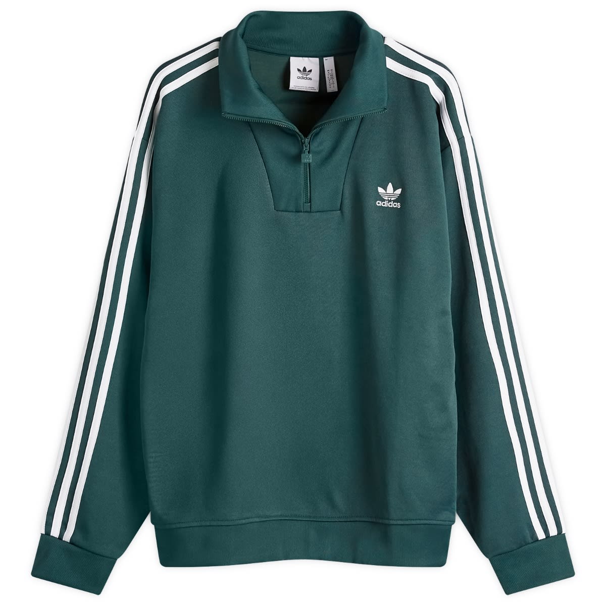 Adidas Funnelneck Track Top Mineral Green | END. (US)