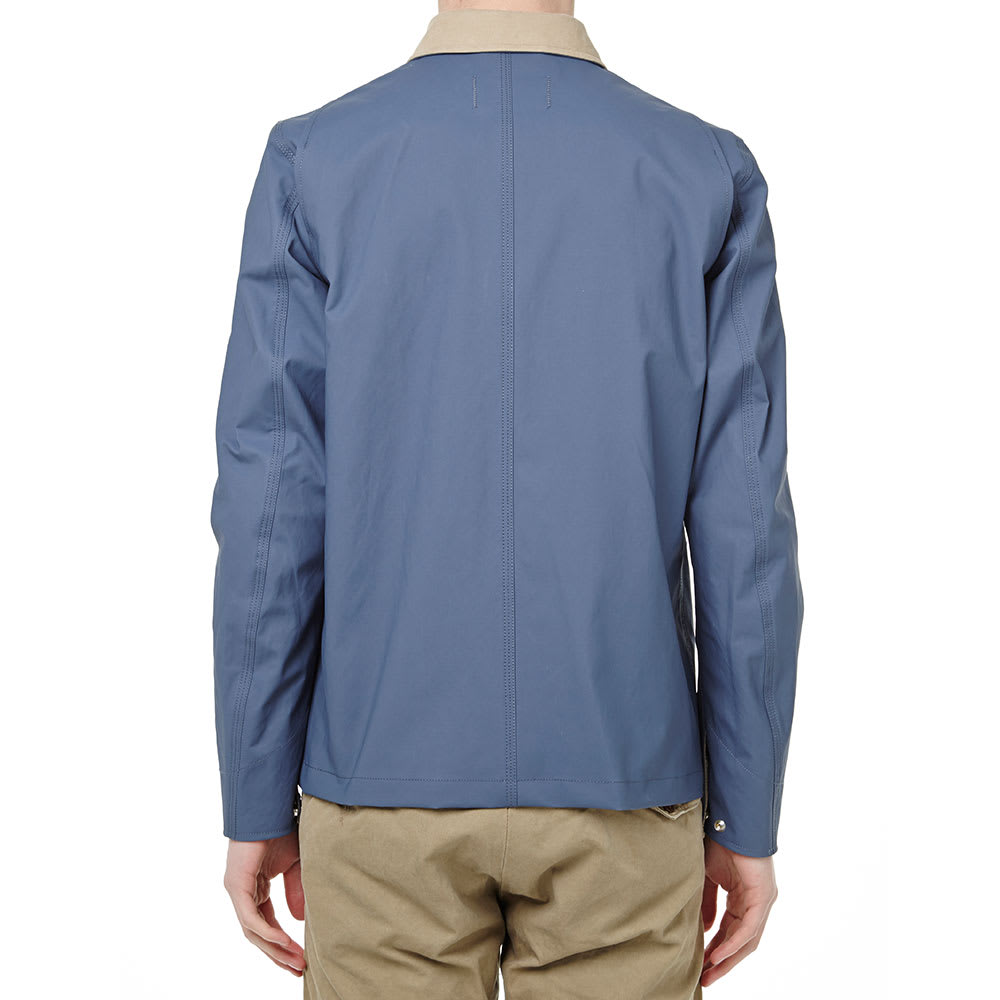 Over All Master Cloth Chest Stripe Chore Jacket Military Blue | END. (NL)