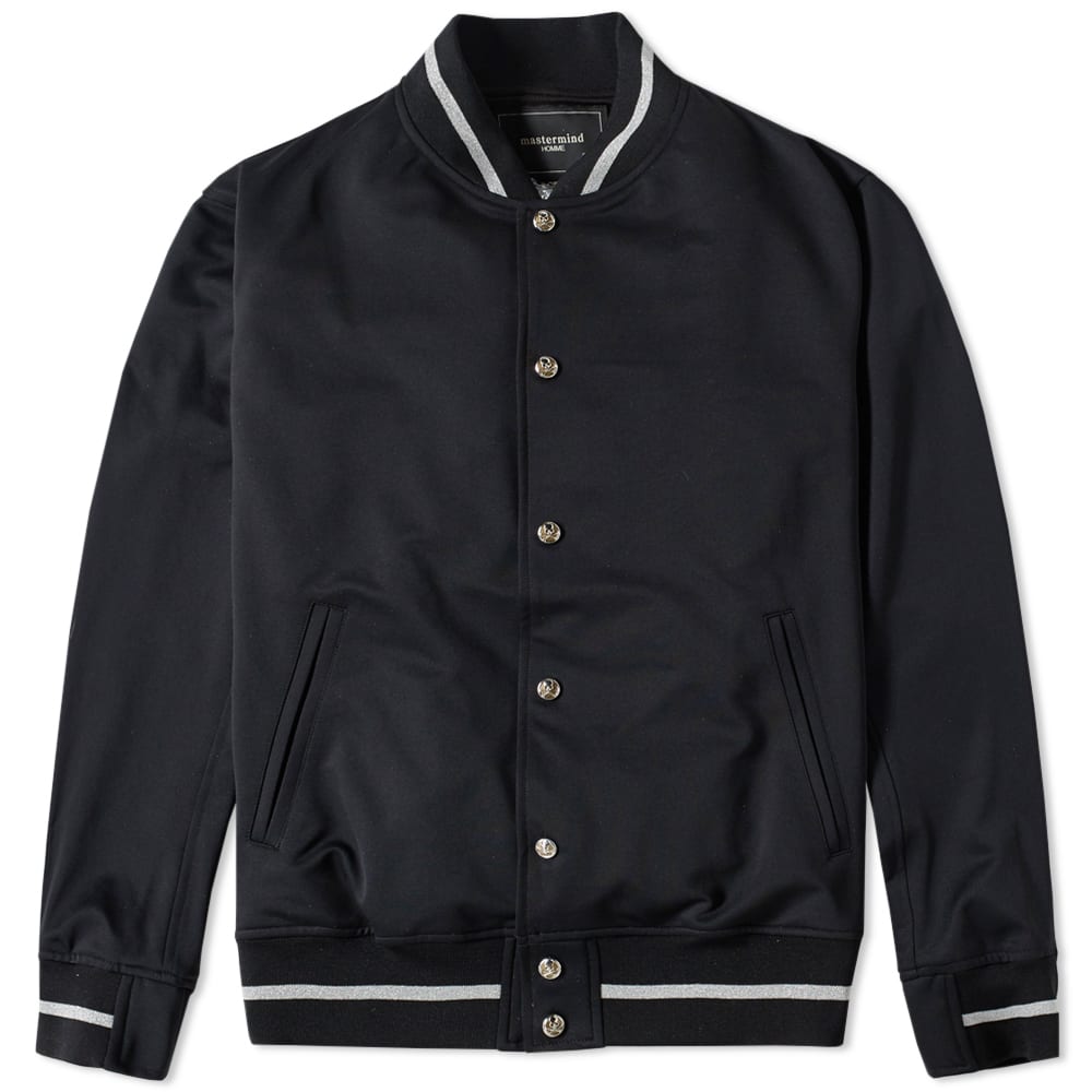 Mastermind Japan Collegiate Varsity Jacket Black | END. (AU)