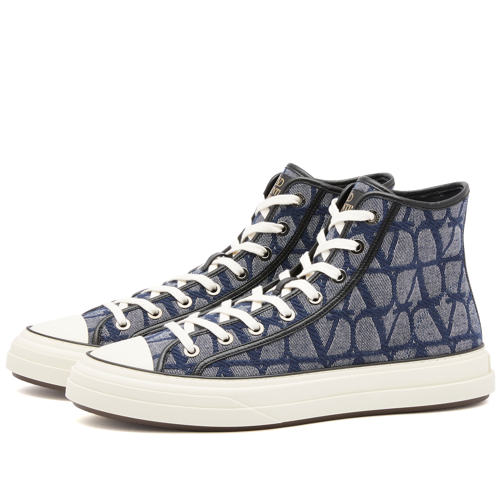Valentino Icon High Top Sneaker Denim Blue | END.