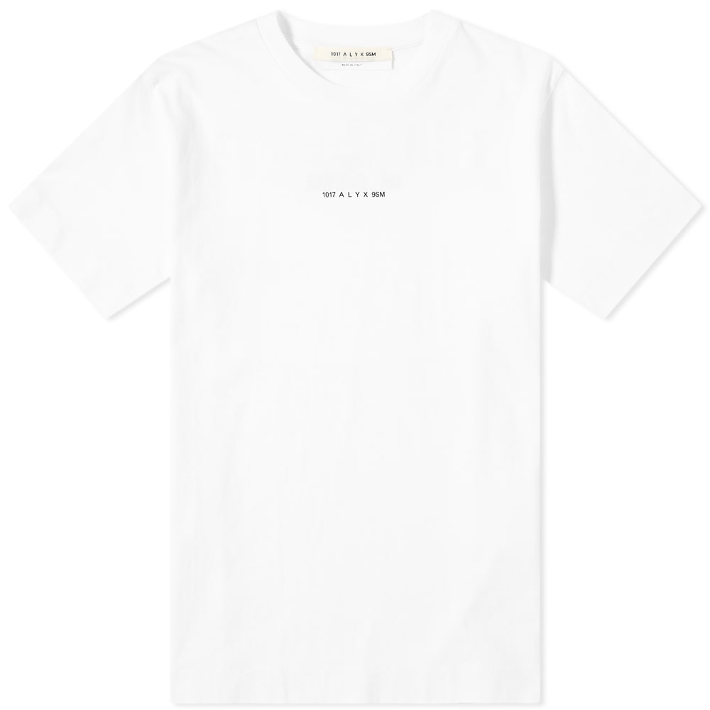1017 ALYX 9SM Collection Name T-Shirt White | END.