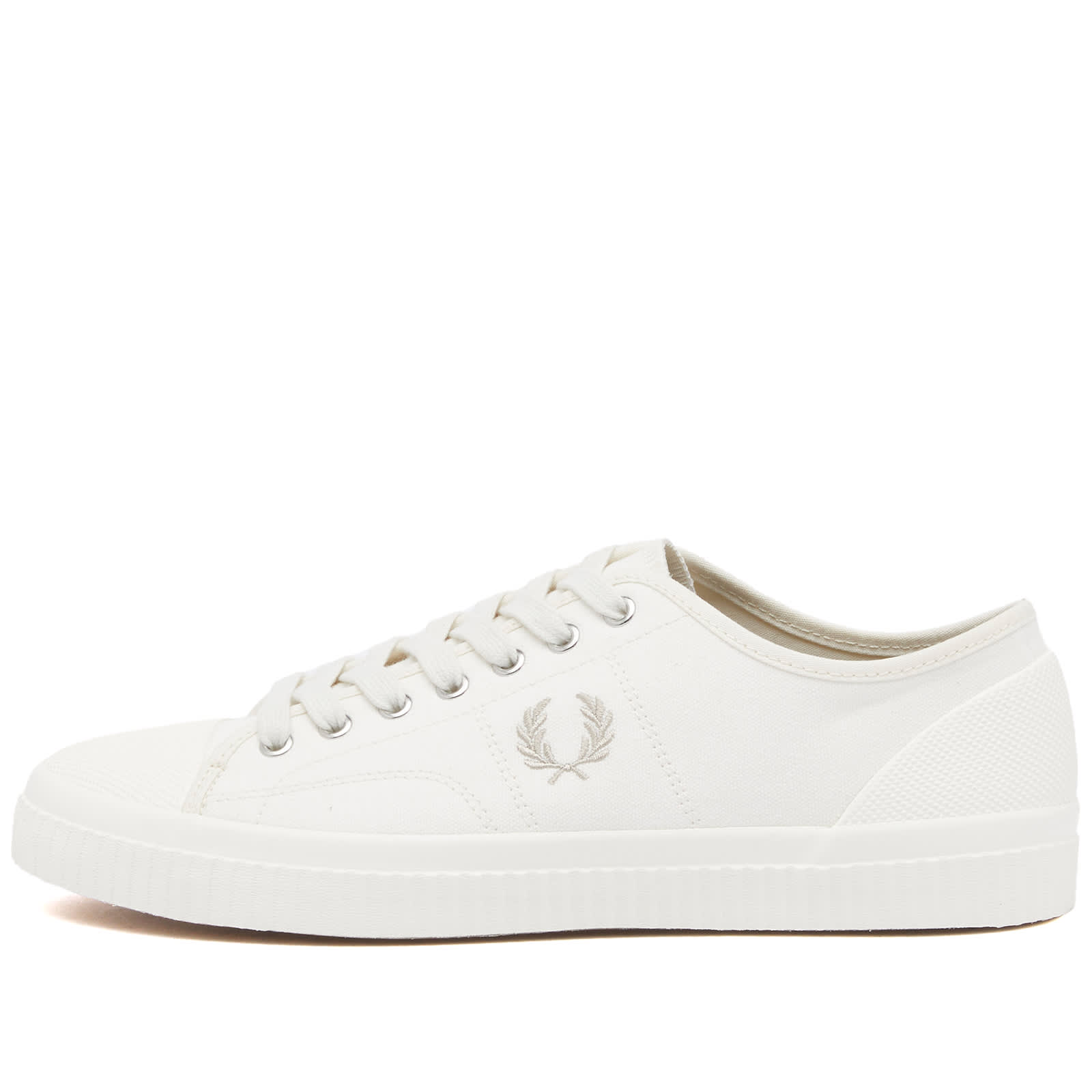 Fred Perry Hughes Low Canvas Sneaker Light Ecru | END. (US)
