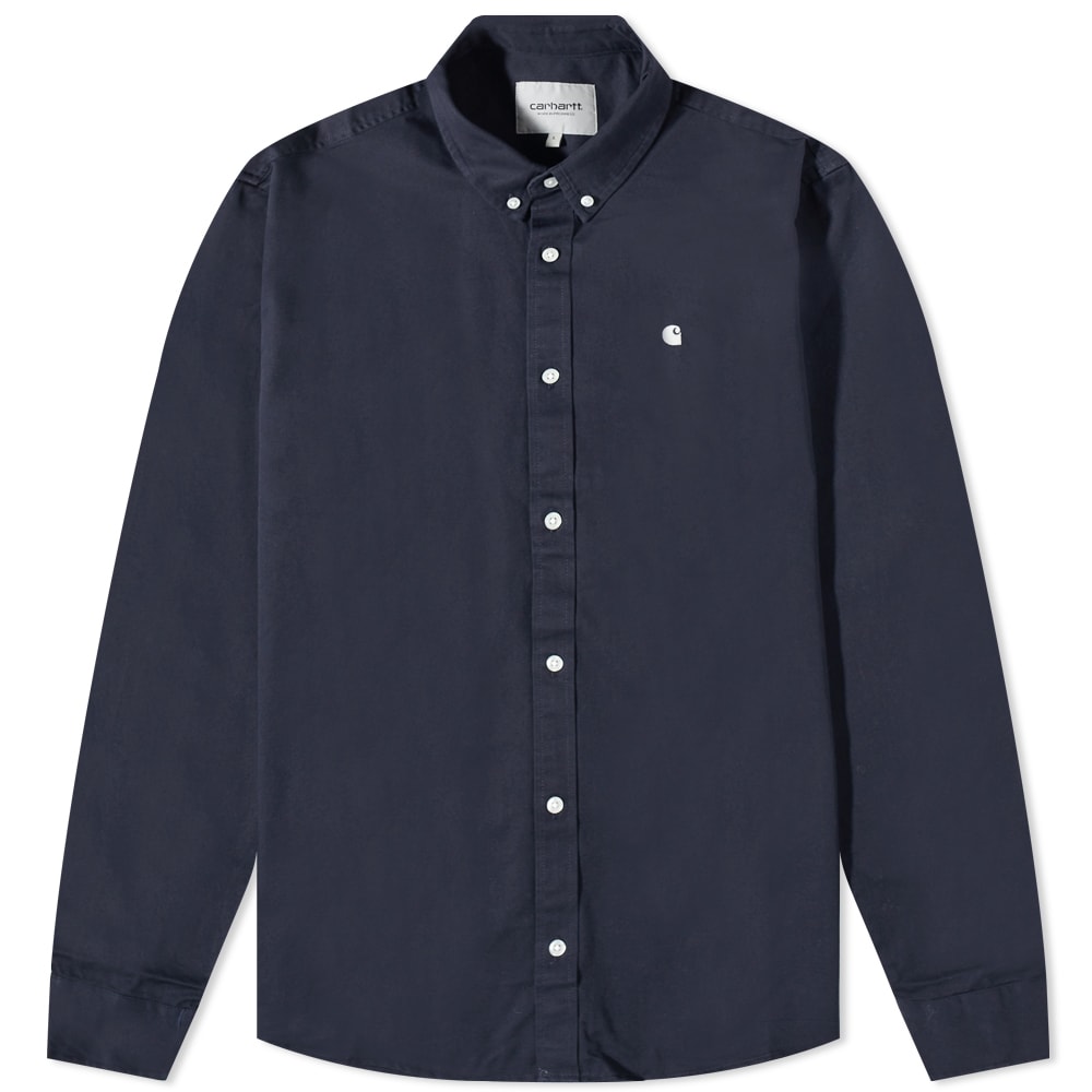 Carhartt WIP Madison Shirt Dark Navy & White | END. (US)