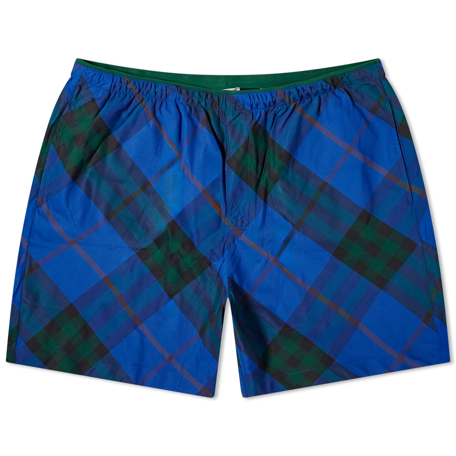 Burberry EKD Logo Check Swim Shorts Knight Check | END.