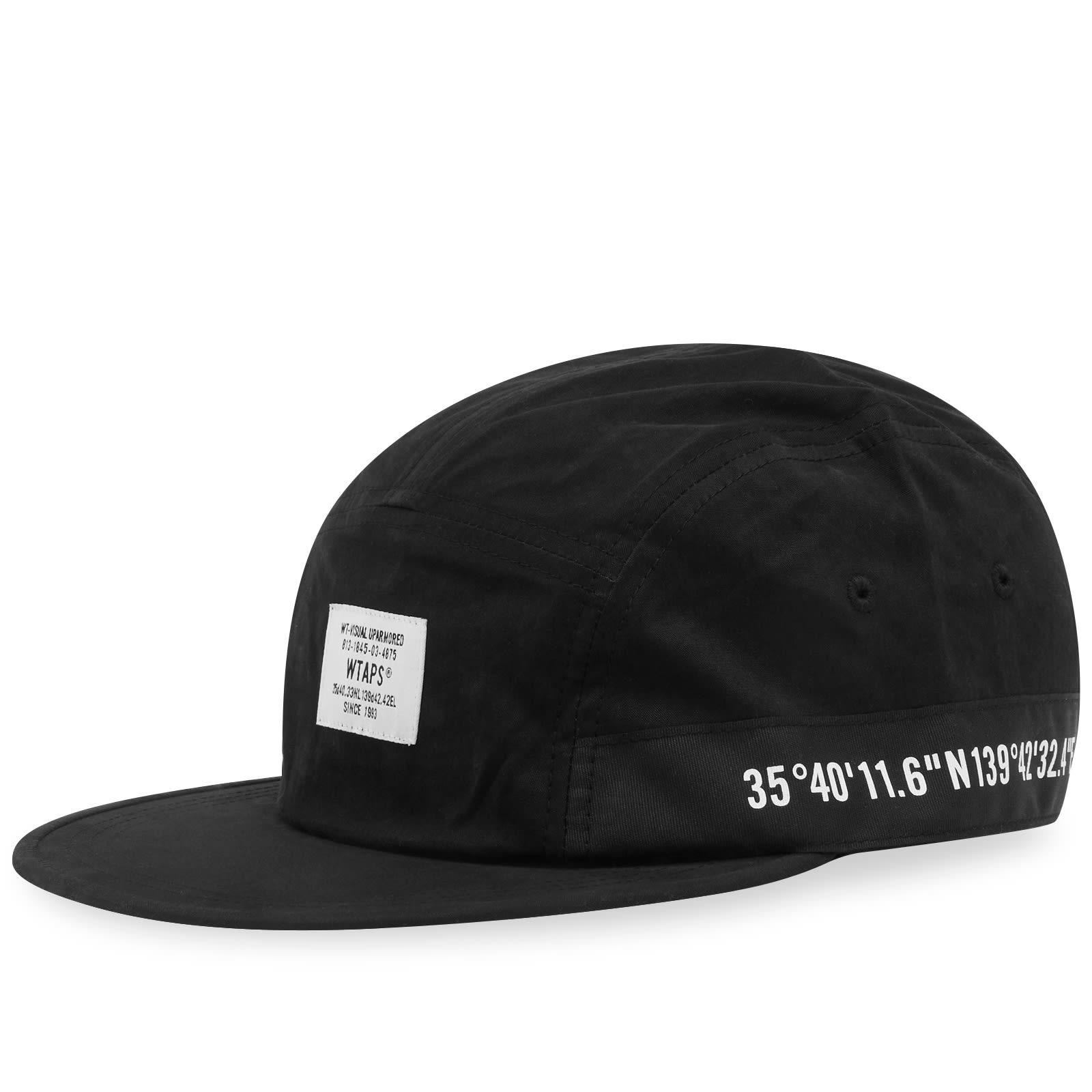 WTAPS 18 6 Panel Badge Cap Black | END. (US)