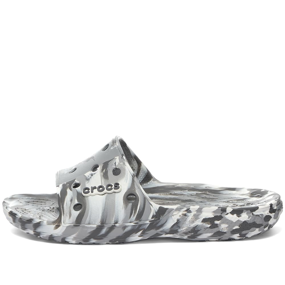 Crocs Classic Crocs Marbled Slide Light Grey & Multi | END. (FR)