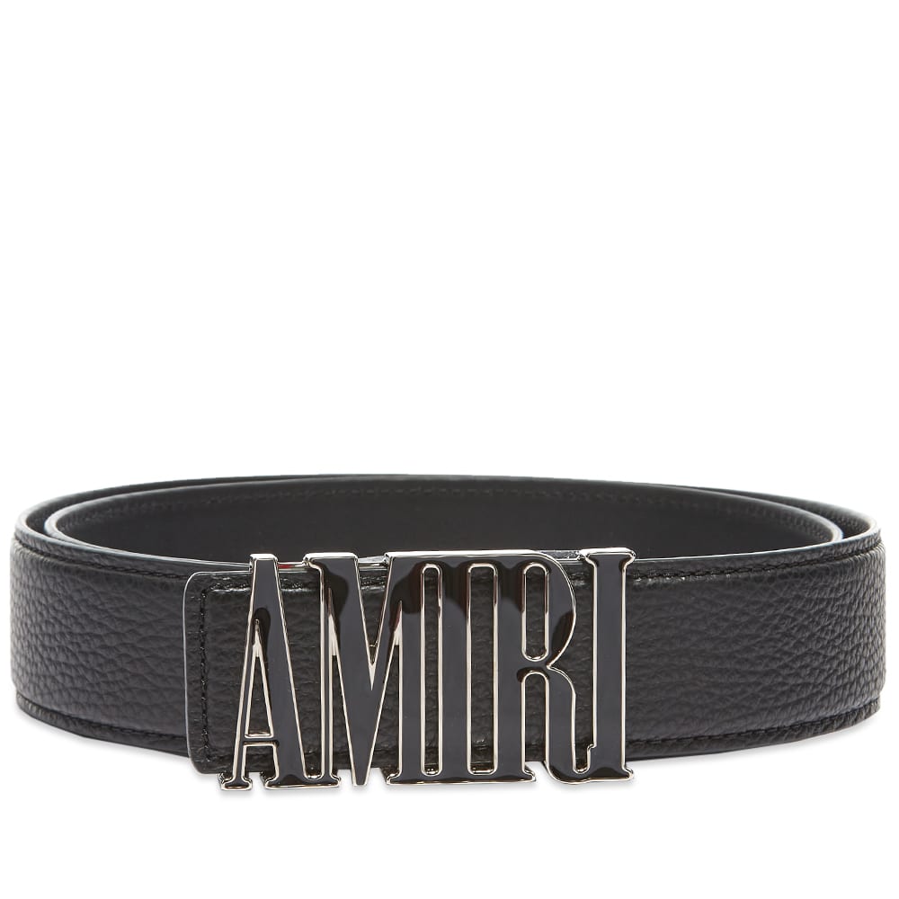 AMIRI 4CM Enamel Core Belt Black | END. (GB)