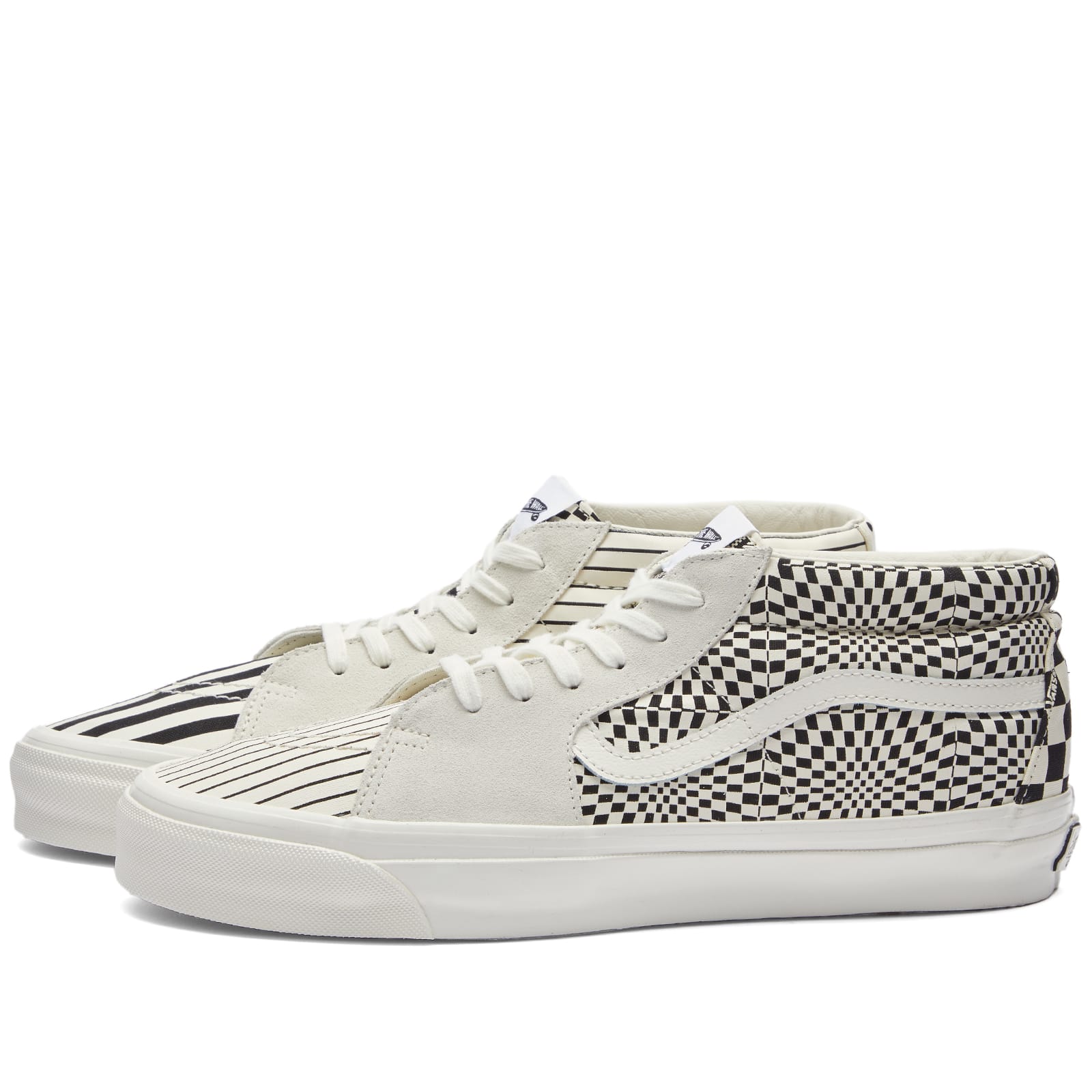 Vans Sk8-Mid Reissue 83 Lx Pattern Clash Marshmallow | END.