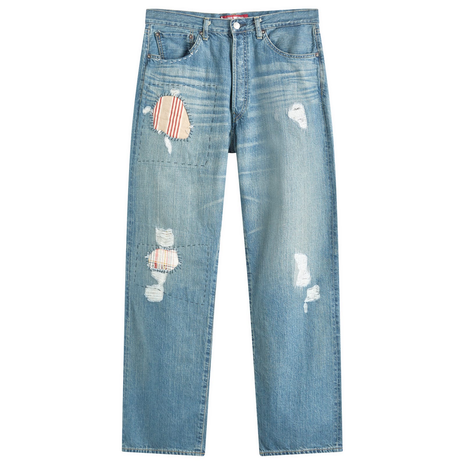 Junya Watanabe MAN Selvedge Patchwork Jeans Indigo | END. (US)