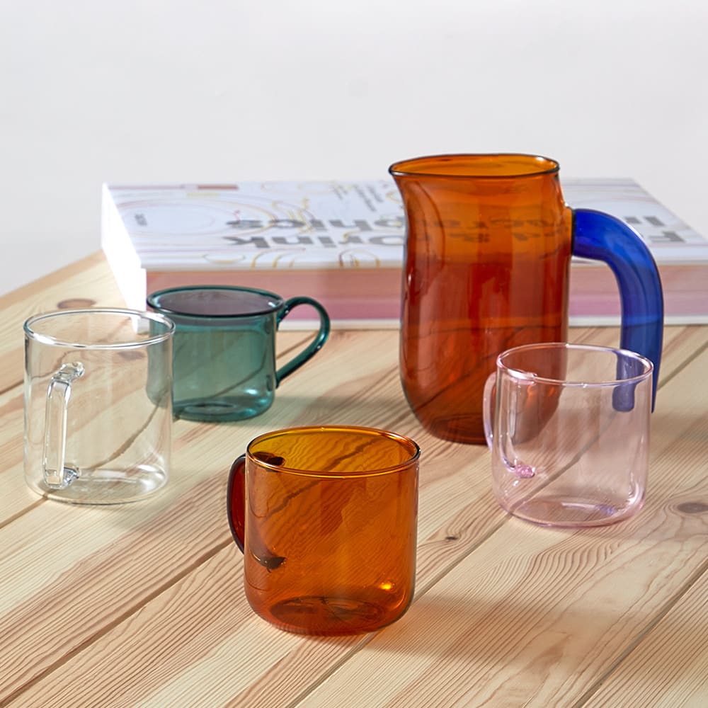 HAY Borosilicate Mug Pink | END.
