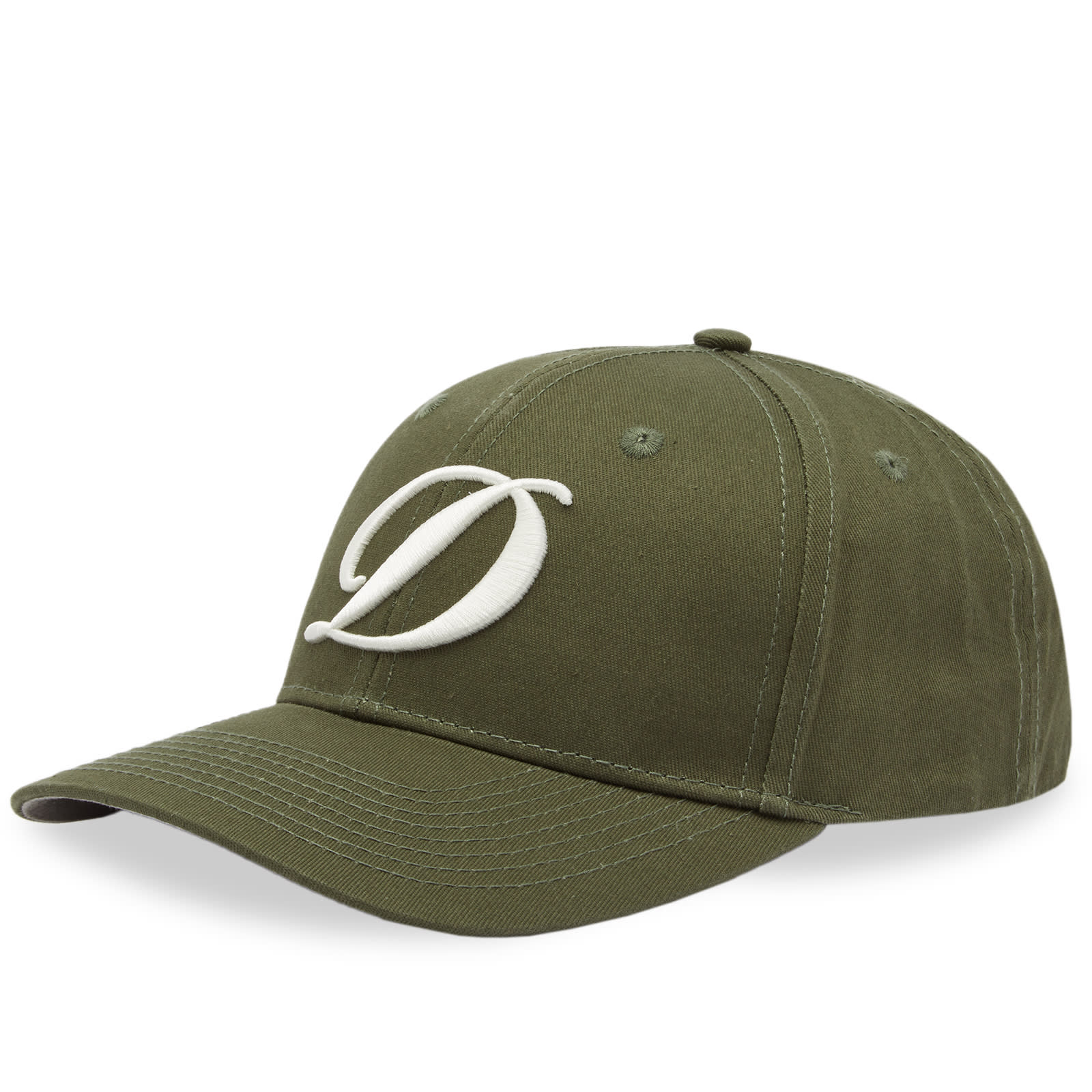 Dime Cursive D Baseball Cap Forest | END. (US)