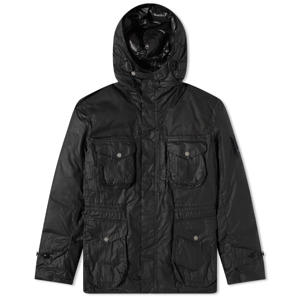 Barbour Gold Standard Canna Wax Jacket Black | END. (IE)