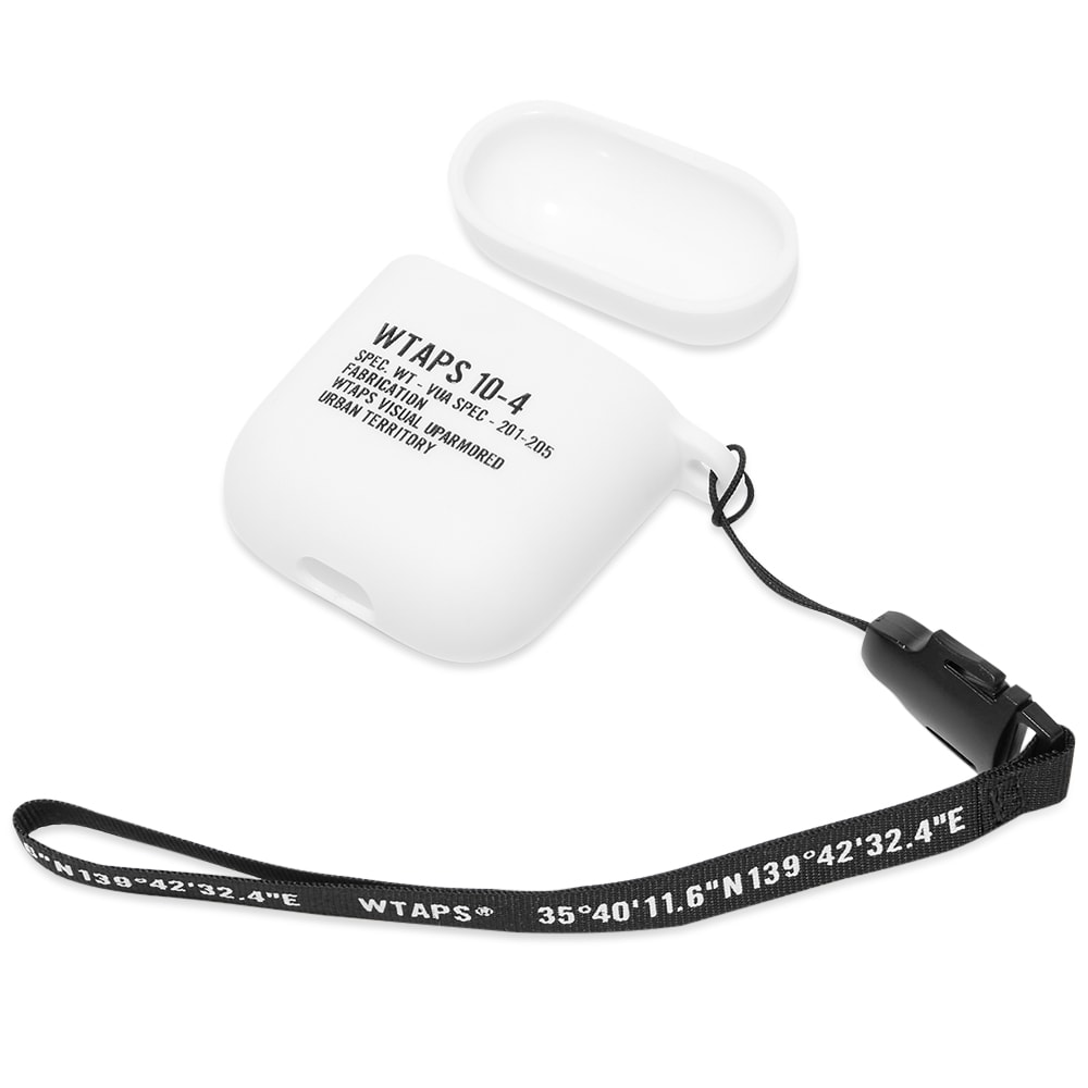 WTAPS AirPod Case White END wtaps-airpod-case-white-end