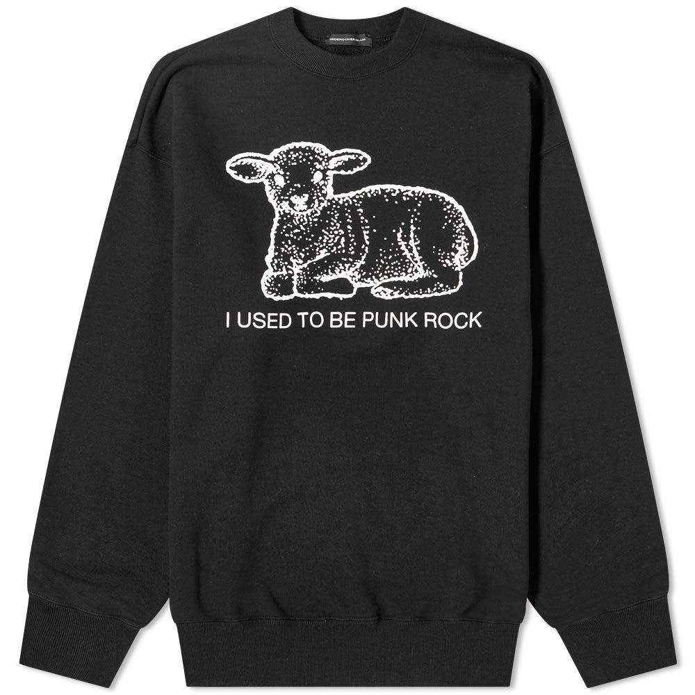 Undercover Punk Lamb Crew Sweat Black | END. (AR)