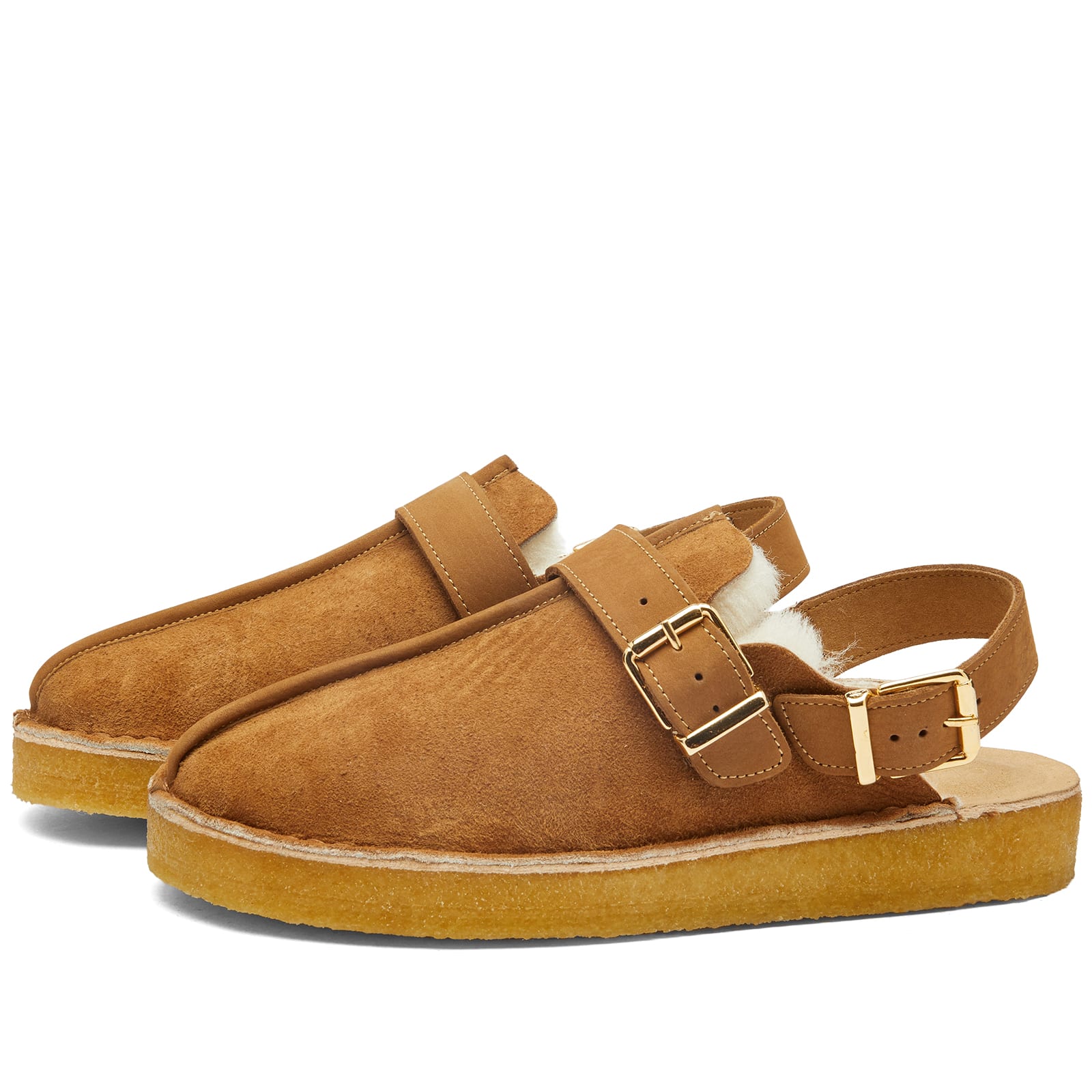 Clarks Originals Trek Mule Sling Shoes Caramel | END.