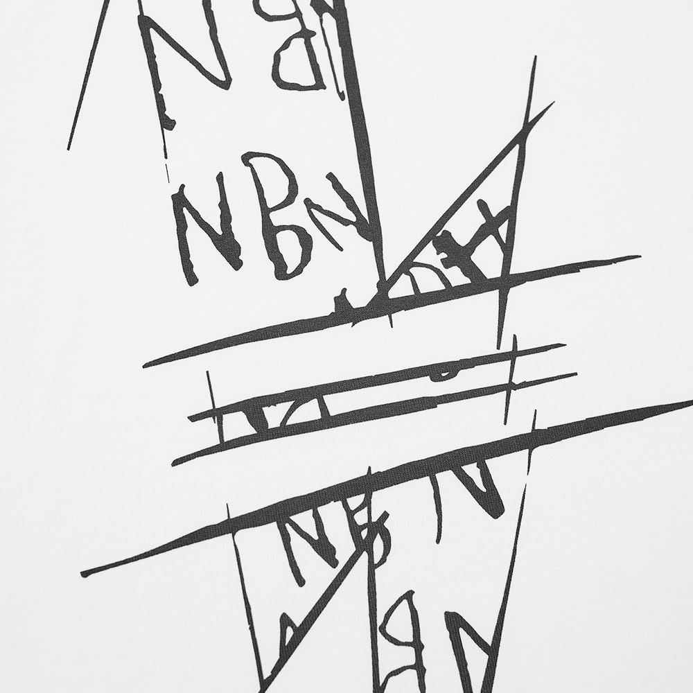 Neil Barrett Graffiti Lightning Bolt Tee White | END. (AU)