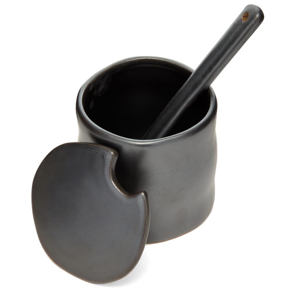 ferm LIVING Flow Jar With Spoon Black | END. (US)