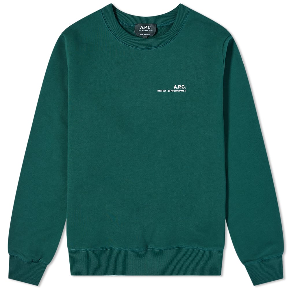 A.P.C. APC Sweat Green | END. (GB)