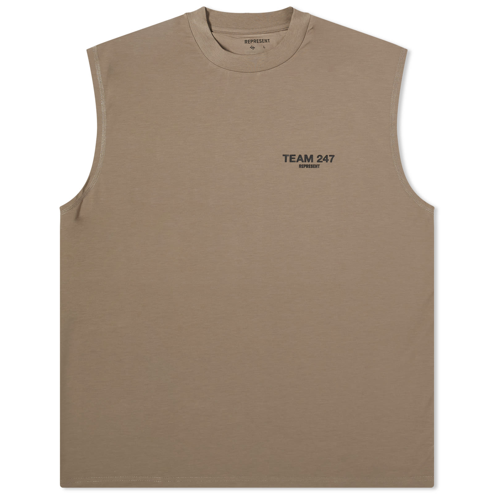 Represent Team 247 Oversized Tank T-Shirt Army | END. (GB)