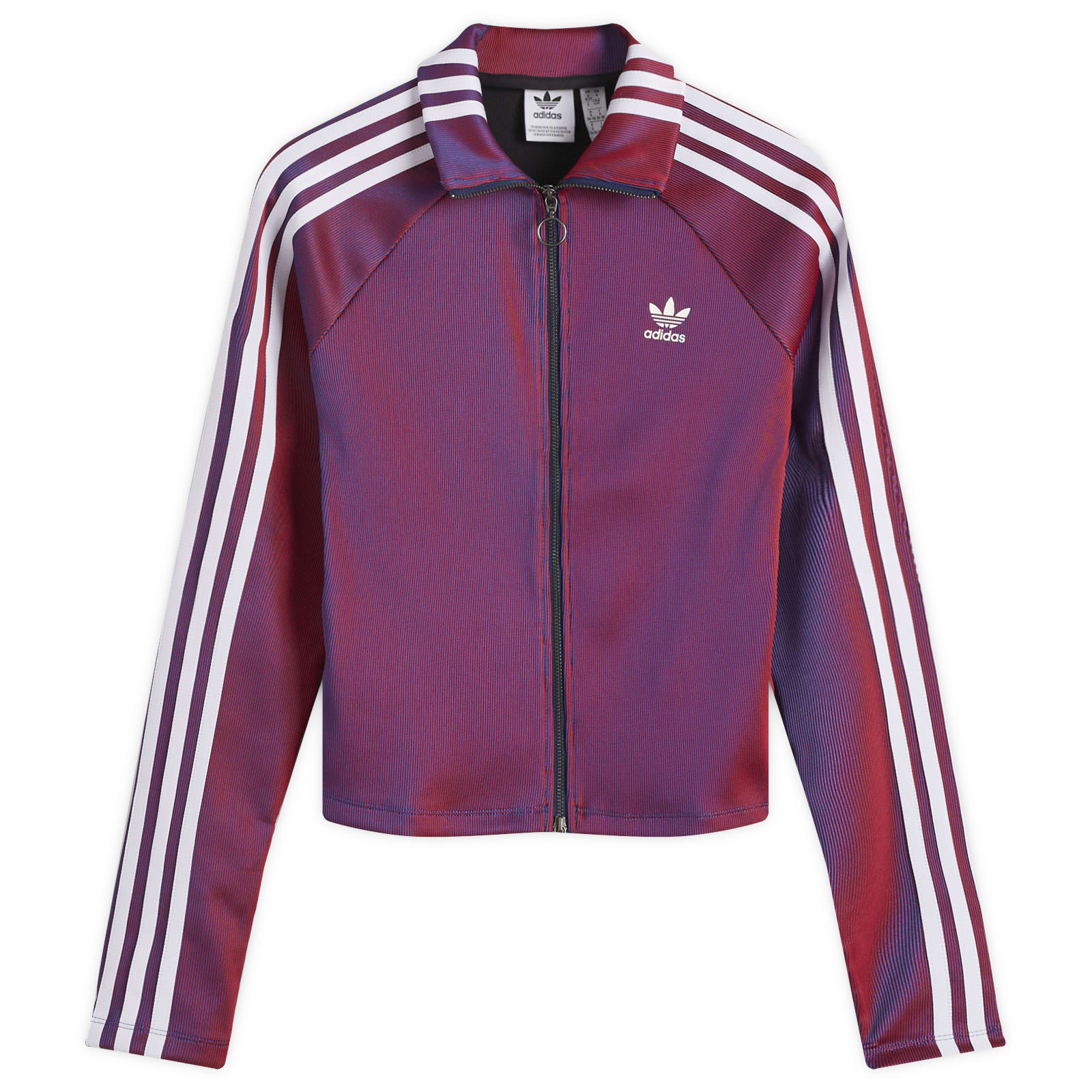 Adidas Rasant Ribbed Longsleeve Full Zip Top Multi | END. (US)