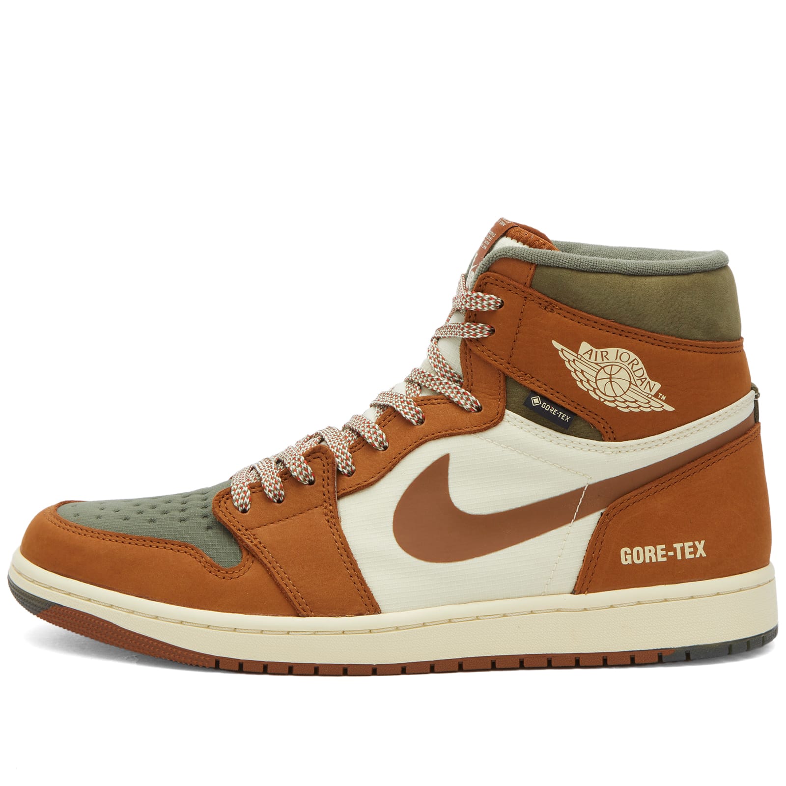 Air Jordan 1 ELEMENT Coffee, Olive & Red | END. (GB)