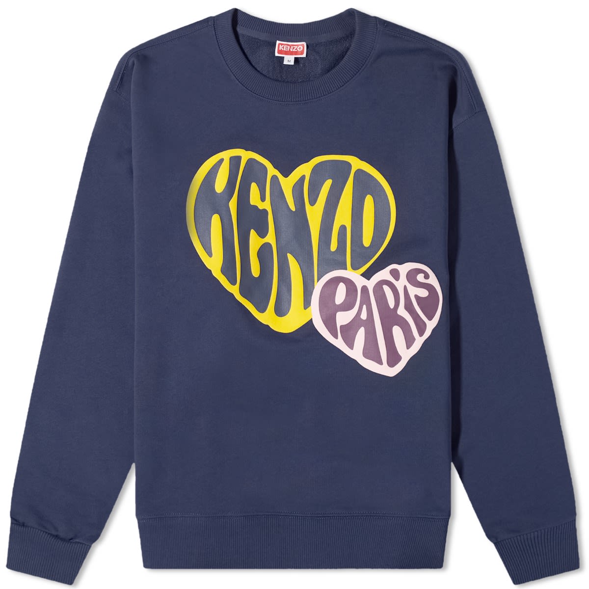 Kenzo Hearts Crew Sweat Midnight Blue | END. (US)