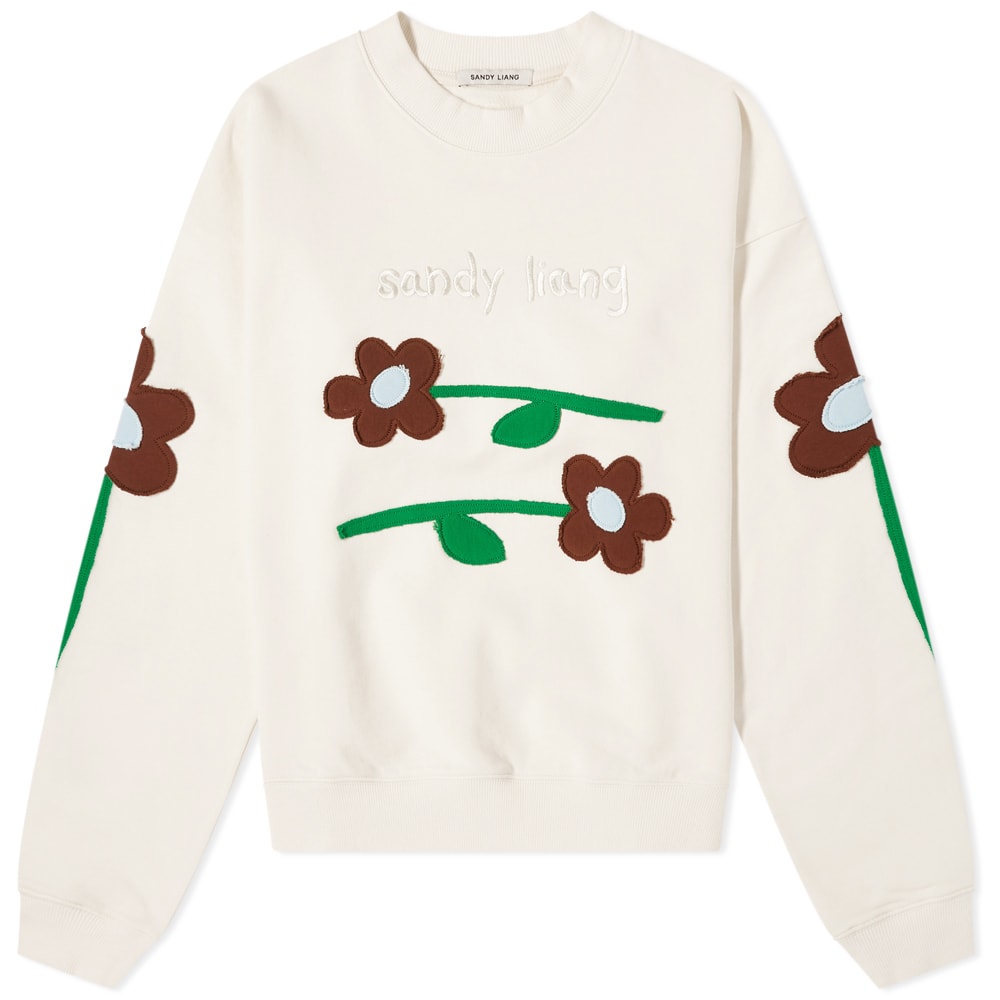 Sandy Liang Node Crew Sweat Coconut | END. (GB)