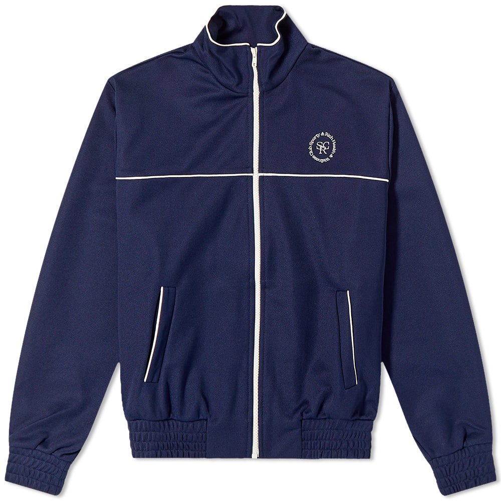 Sporty & Rich Track Jacket Navy & White | END. (AR)