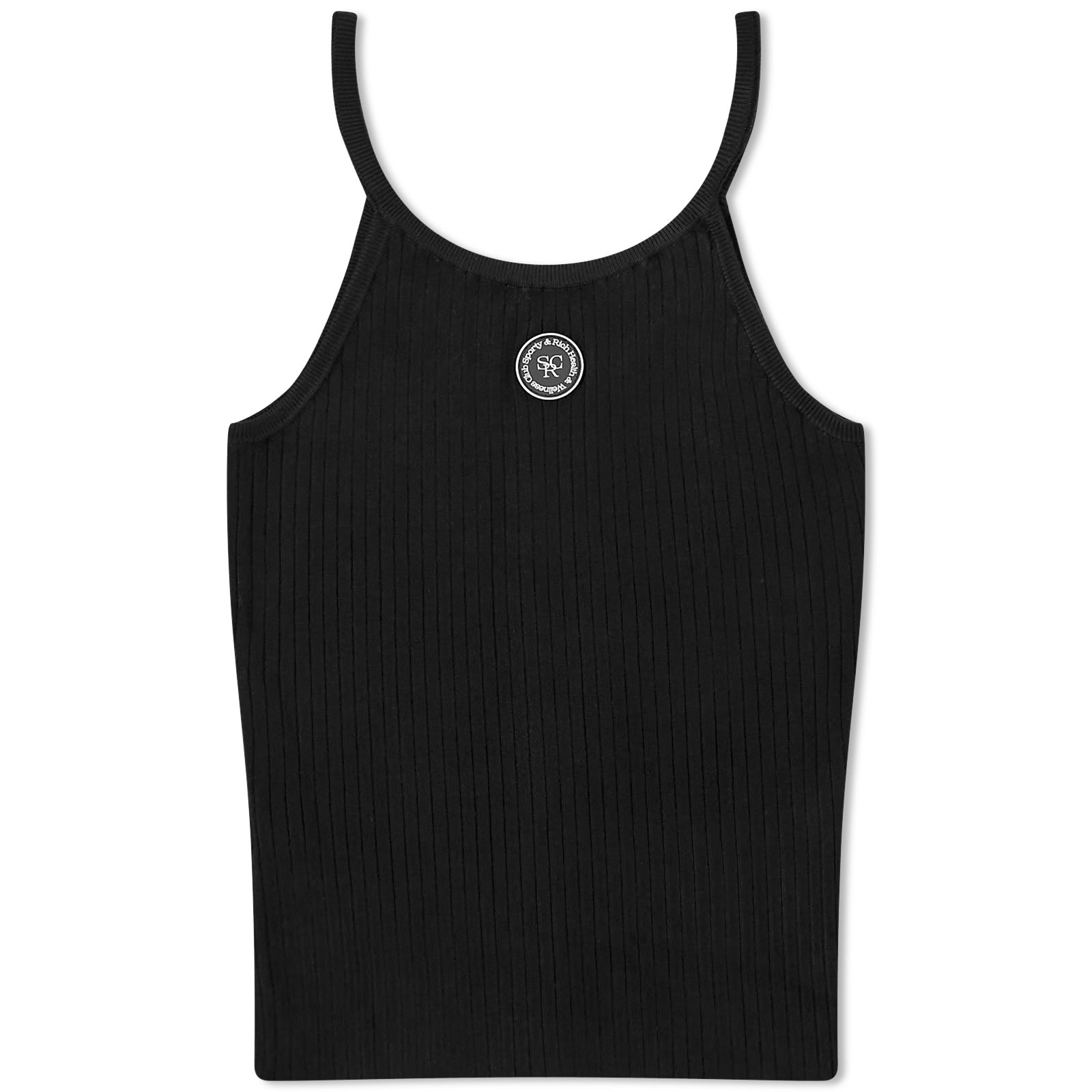 Sporty & Rich SRHWC Ribbed Tank Black | END. (US)