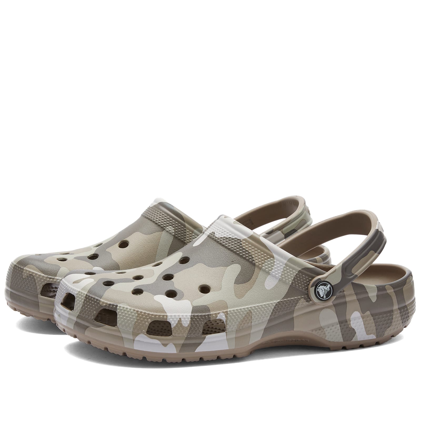 Crocs Classic Printed Camo Clog Mushroom Multi | END.