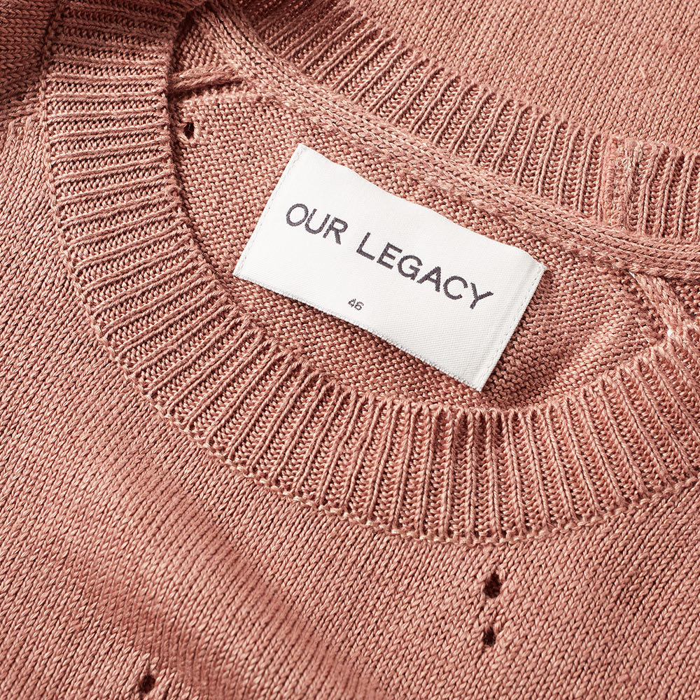 Our Legacy Raglan Moth Crew Knit Raspberry | END. (US)