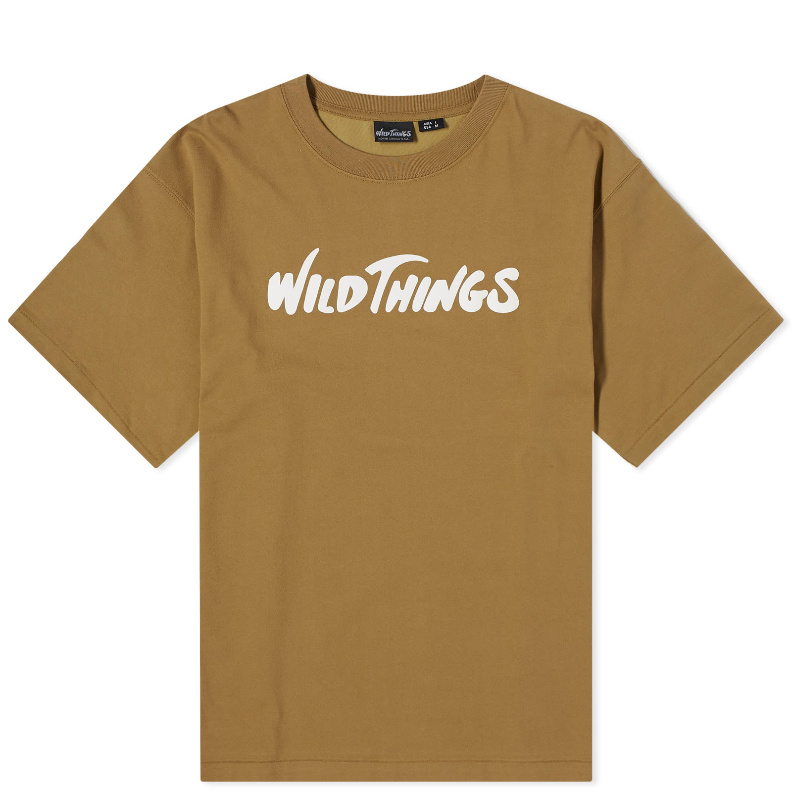 Wild Things Logo T-Shirt Khaki | END. (US)