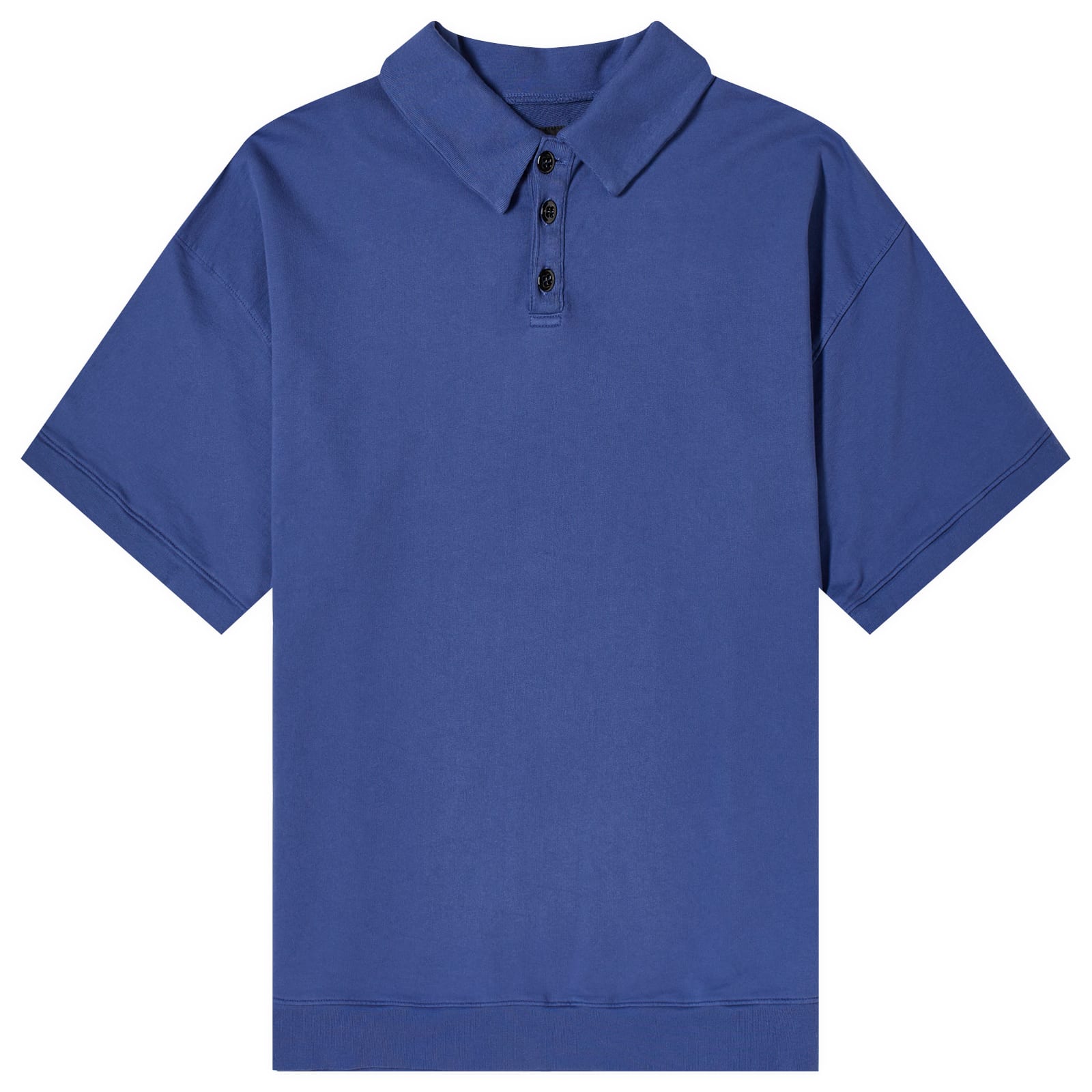 Monitaly French Terry Polo Shirt Navy | END. (US)