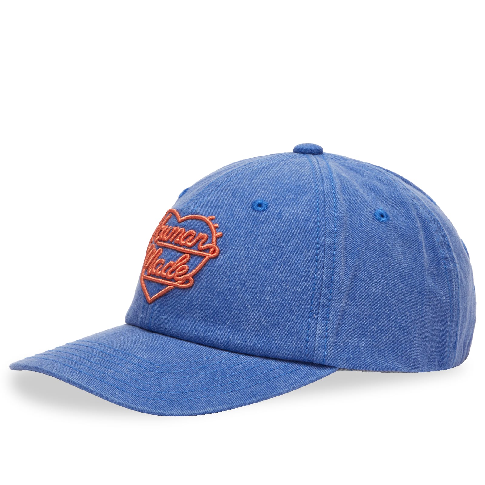 Human Made 6 Panel Garment Dyed Cap Blue | END.
