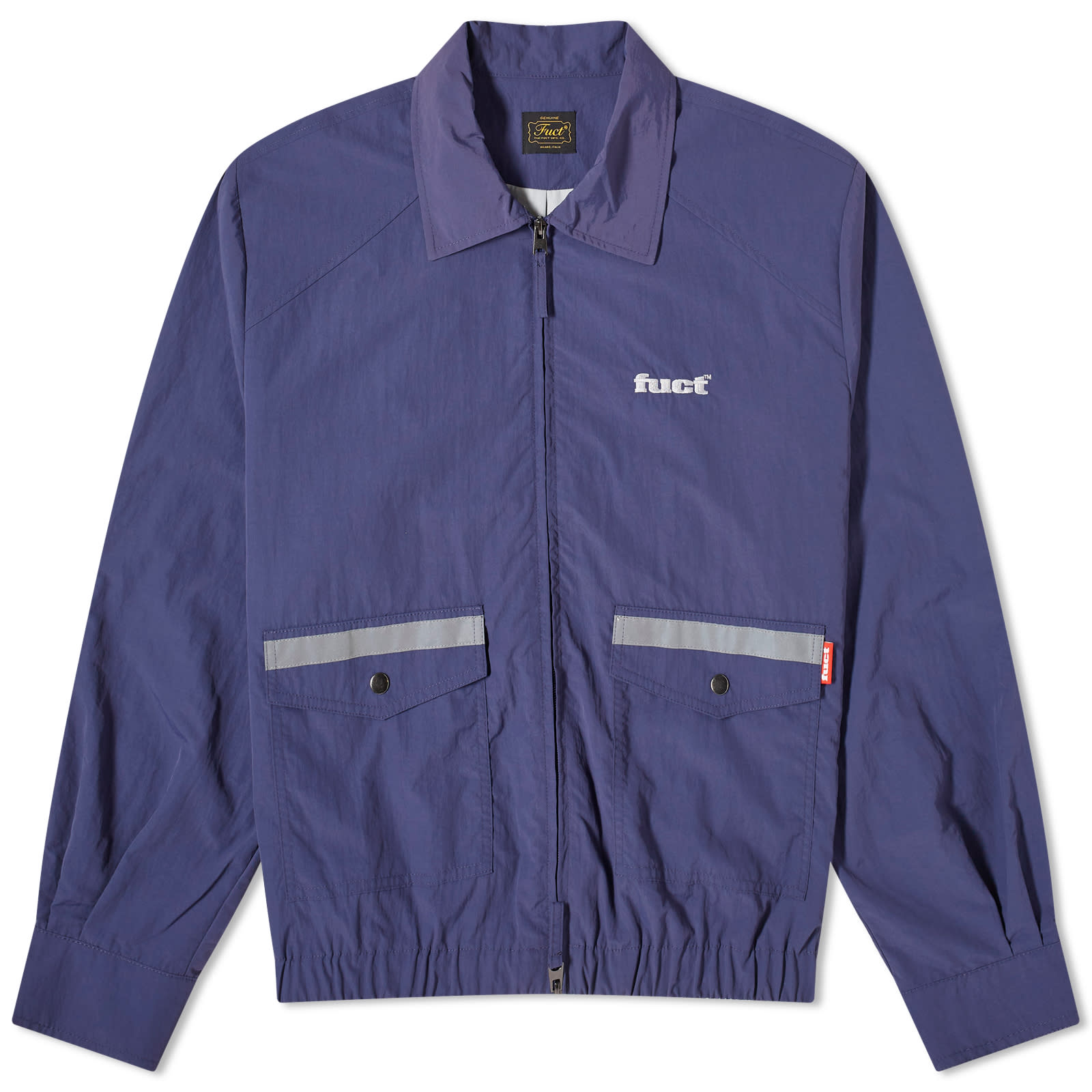 FUCT 3M Stripes Bomber Jacket Patriot Blue | END. (US)