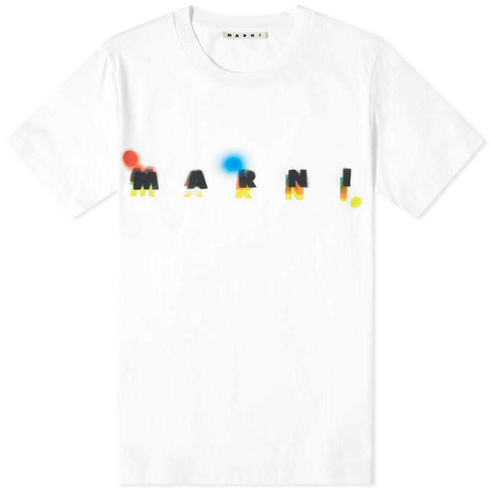 Marni Logo Crew Tee Lily White | END. (GB)