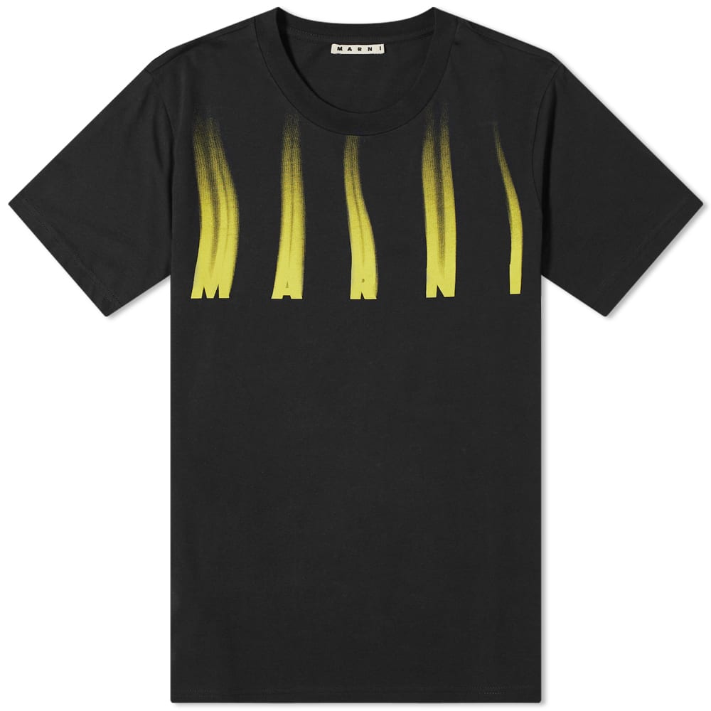 Marni Fade Logo Crew Tee Black | END. (US)