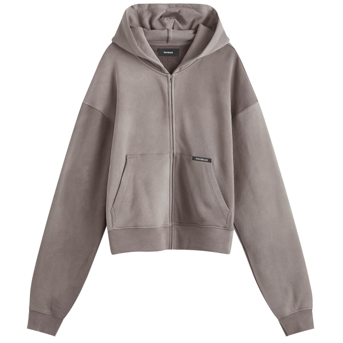 Nahmias Classic Zip-Up Hoodie Vintage Bark | END. (US)