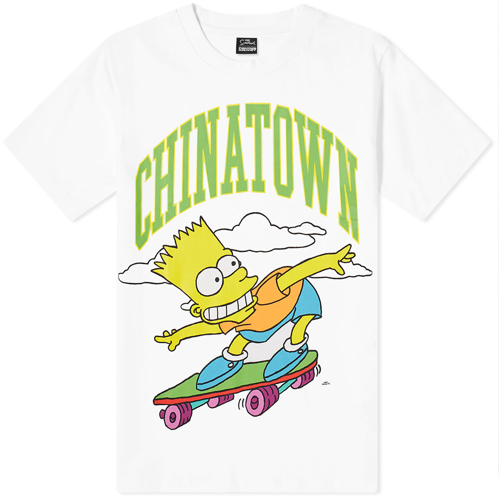 Chinatown Market x The Simpsons Cowabunga Arc T-Shirt White | END. (US)