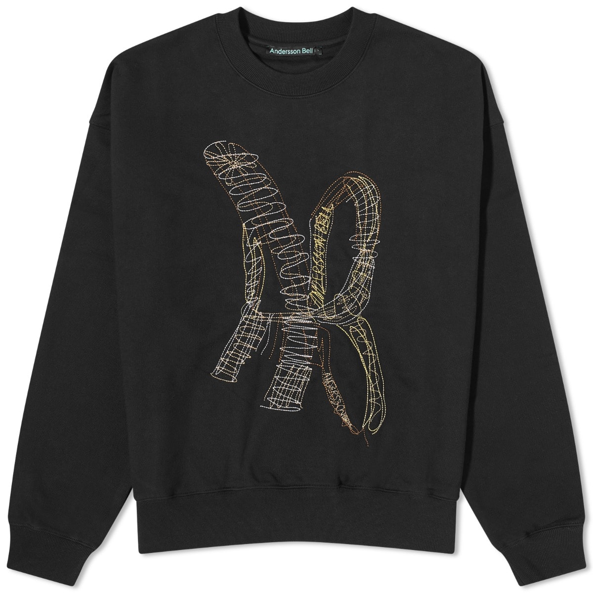 Andersson Bell AB Logo Crew Sweater Black | END.