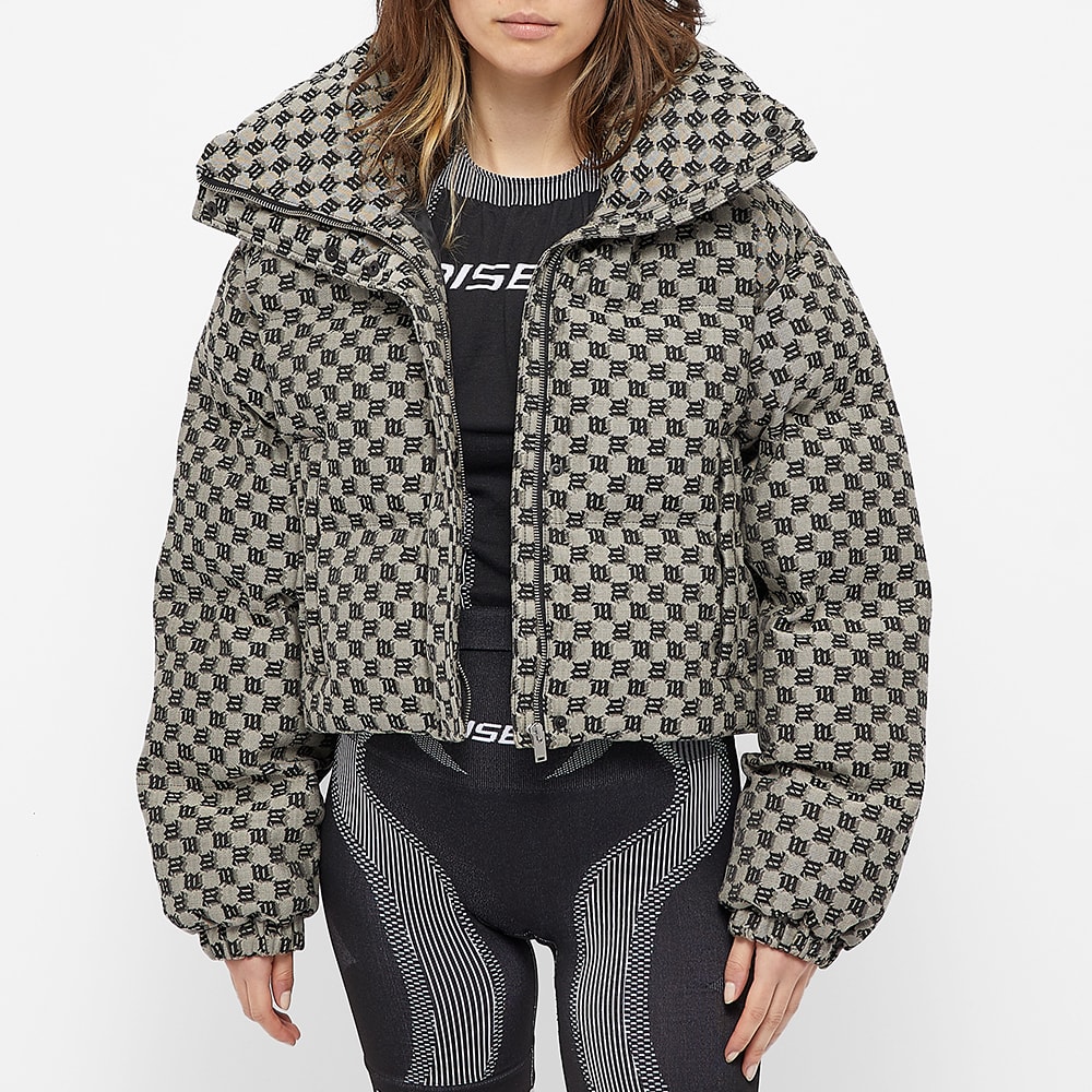 MISBHV Signature Jacquard Canvas Monogram Puffer Jacket Multi | END.