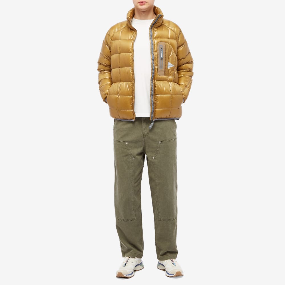 and wander Diamond Stitch Down Jacket Camel | END. (KR)