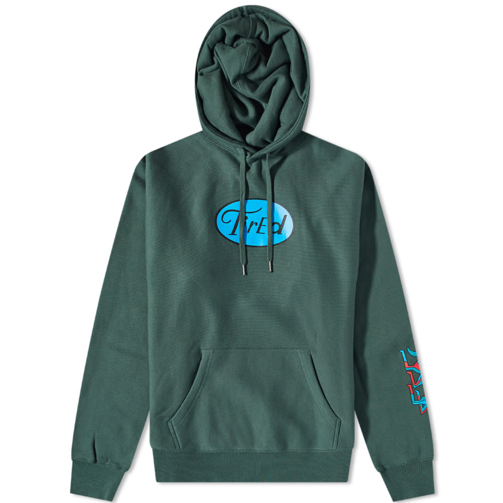 Tired Skateboards Crawl Hoodie Green | END.