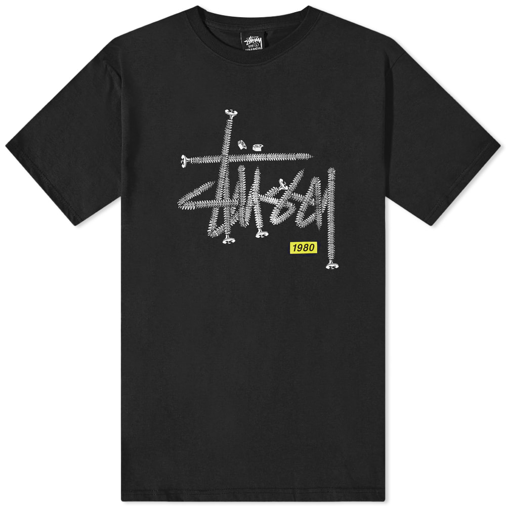 Stussy Hardware T Shirt Black END stussy-hardware-t-shirt-black-end