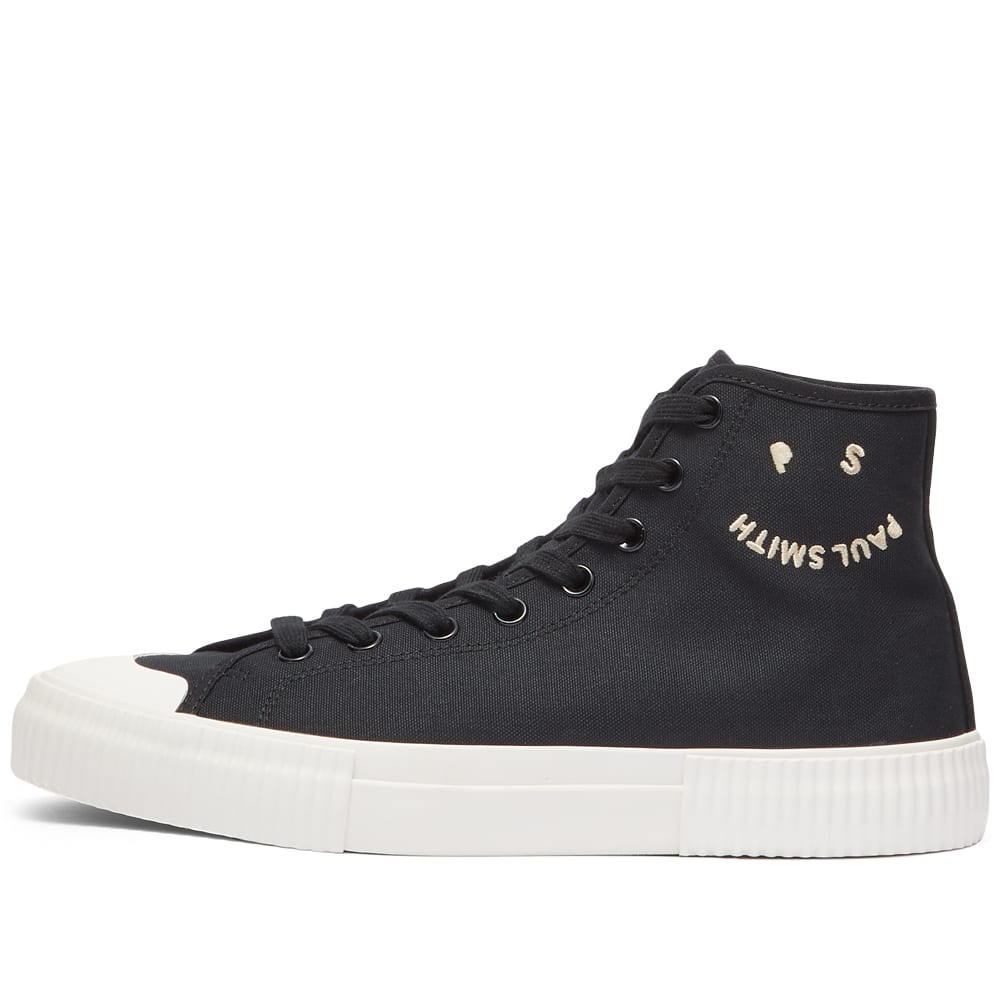 Paul Smith Kibby Happy Canvas Hi Top Black | END. (US)