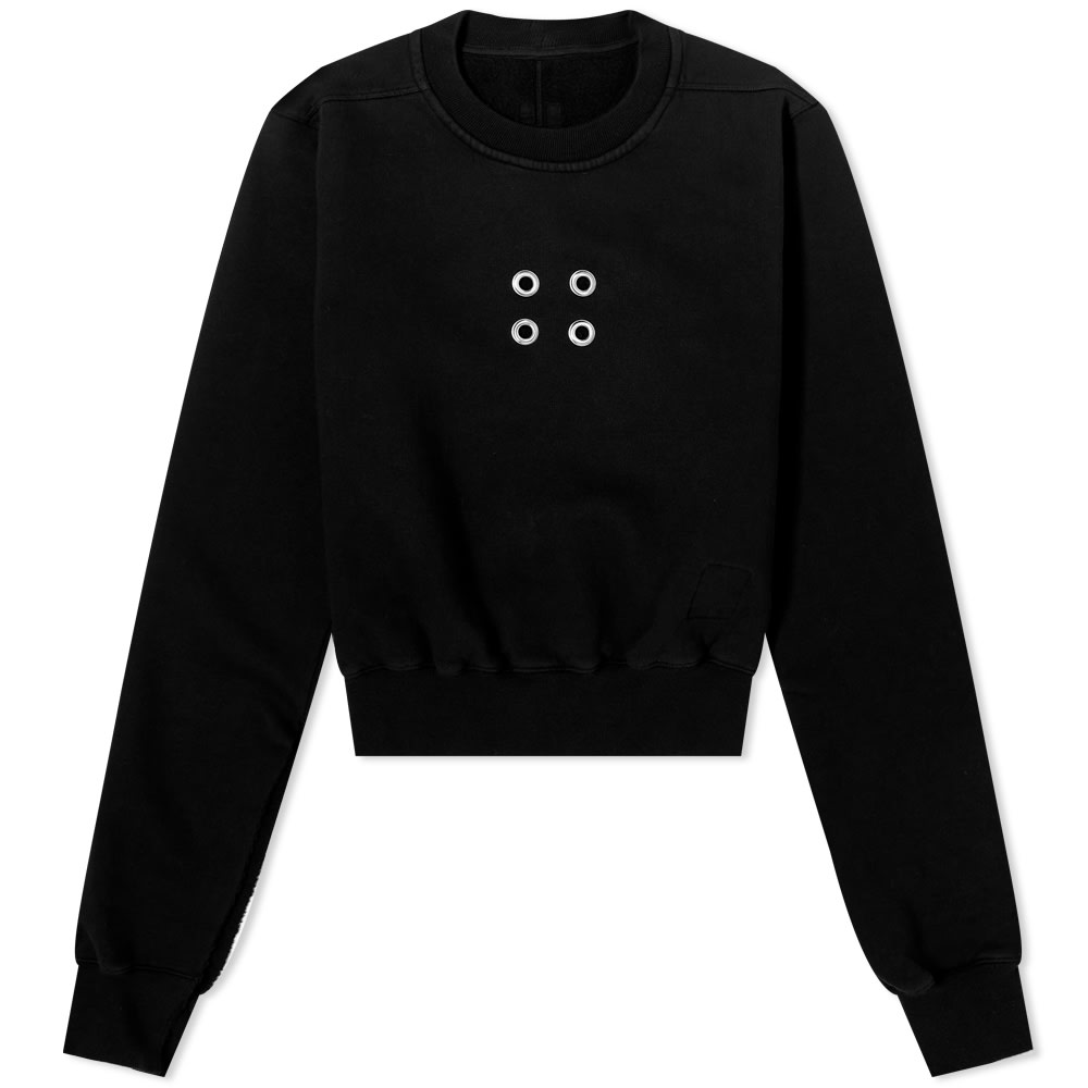 Rick Owens DRKSHDW Cropped Sweat Black | END.