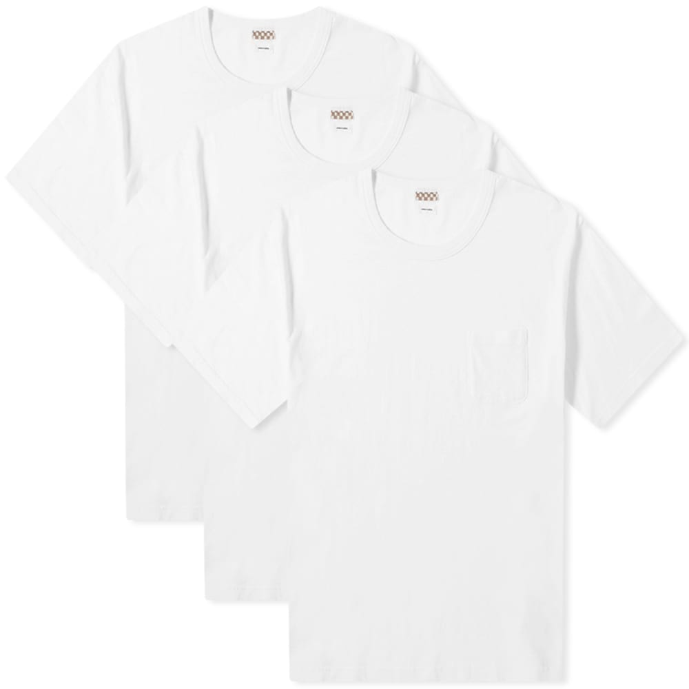 Visvim Sublig Jumbo Tee - 3 Pack White | END.