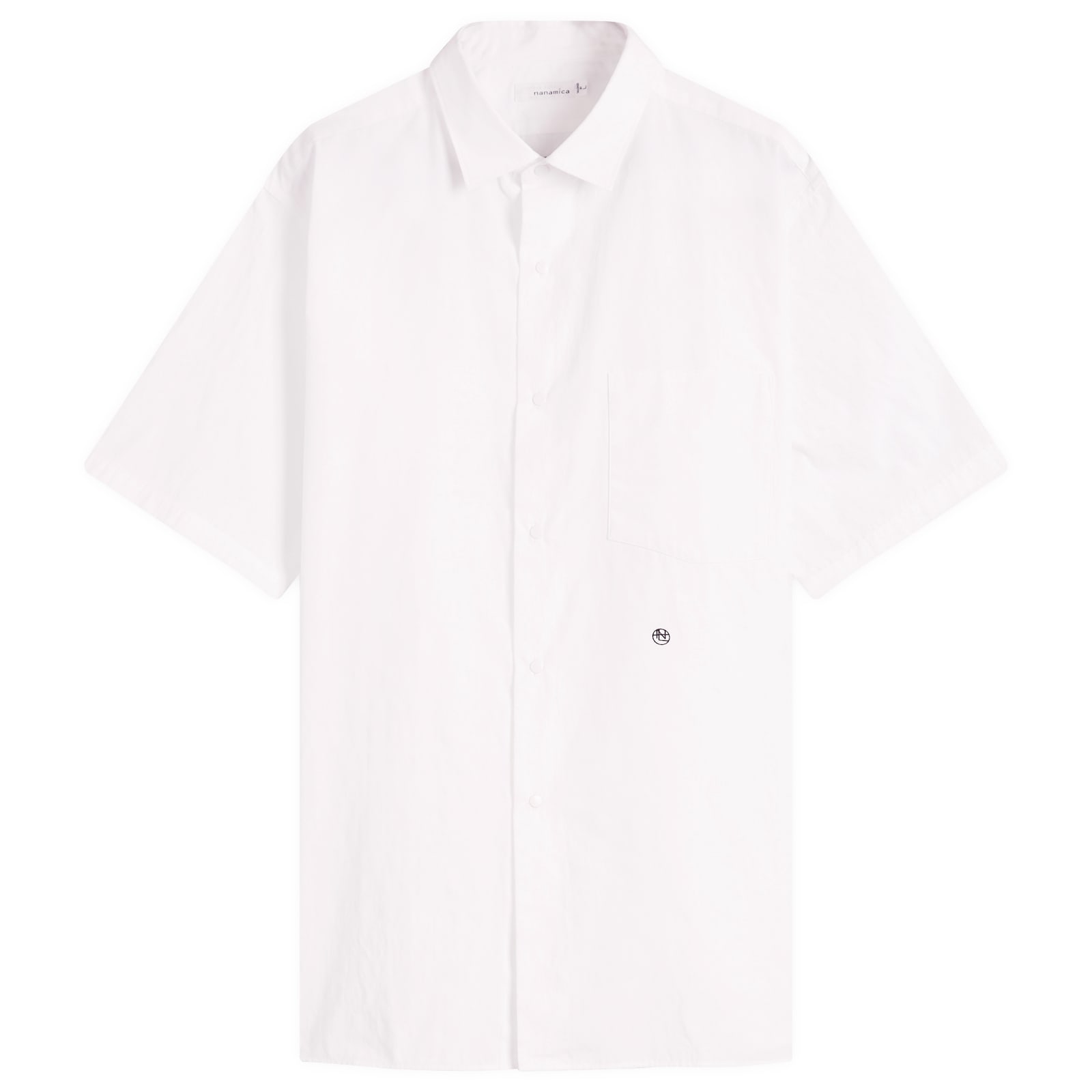 Nanamica Regular Collar Wind Short Sleeve Shirt Off White | END. (US)