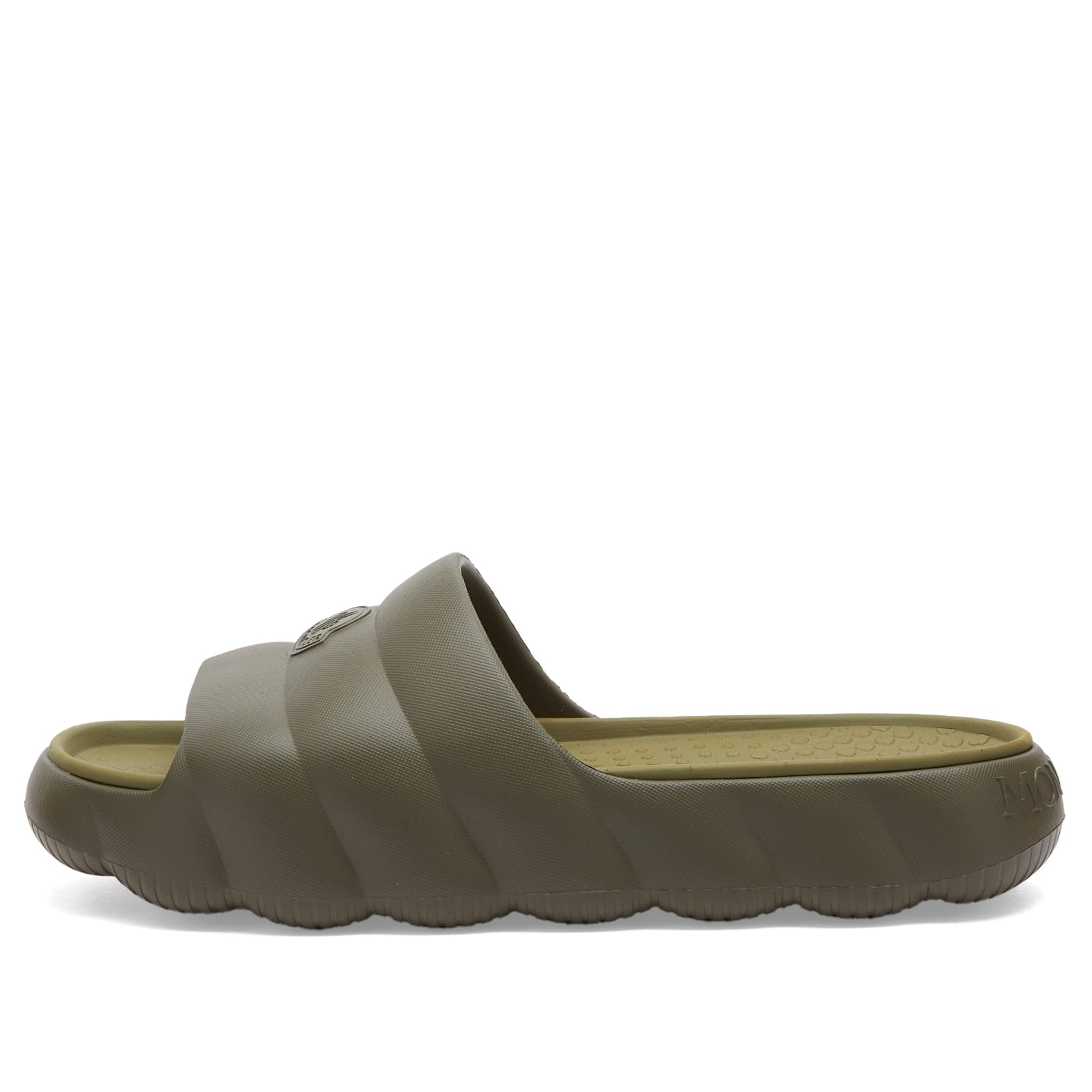 Moncler Lilo Pool Slides Green | END. (US)