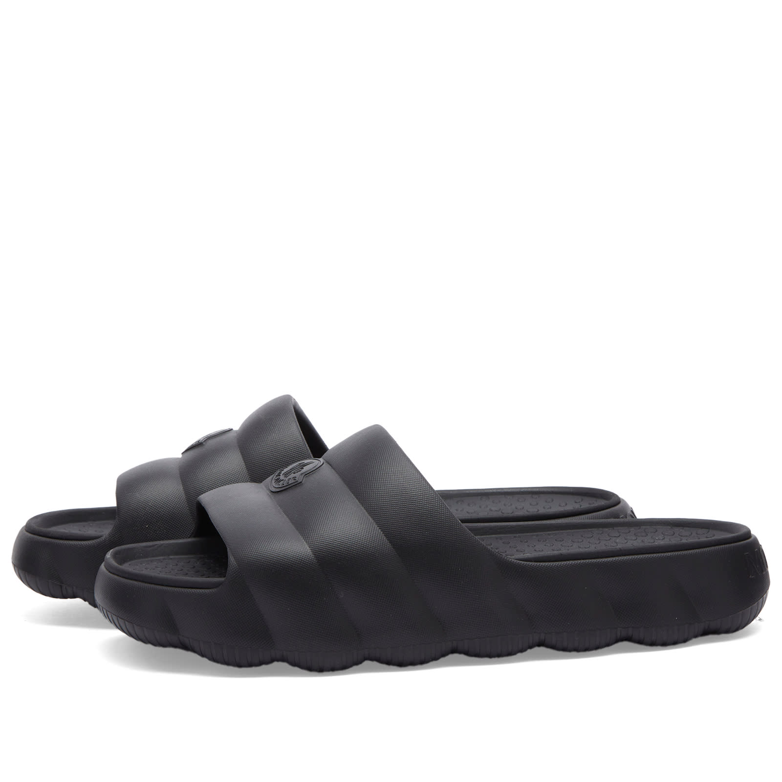 Moncler Lilo Pool Slides Black | END.